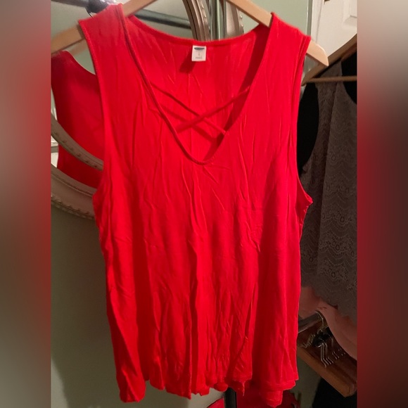 Old Navy | Tops | Old Navy Red Tank Top | Poshmark